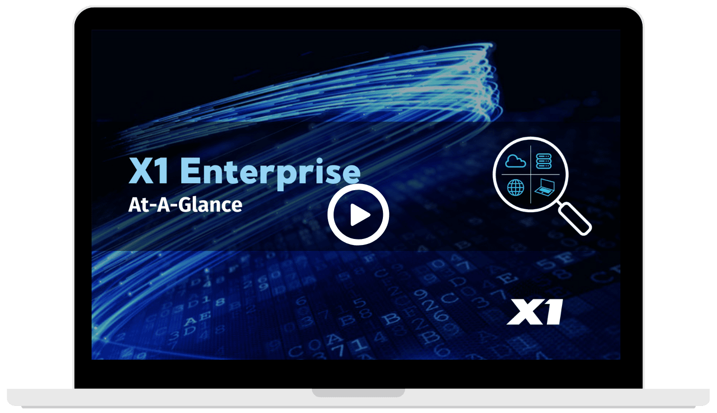 X1 Enterprise Platform dev – X1 Discovery