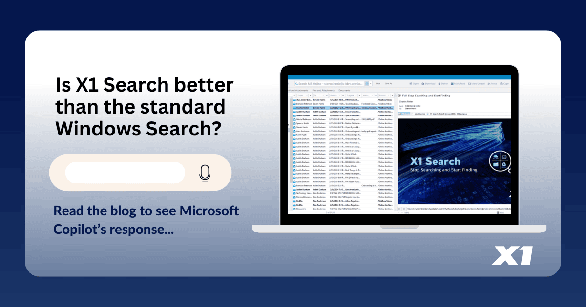 Microsoft Copilot Explains Why X1 Search is Far Better than Windows ...