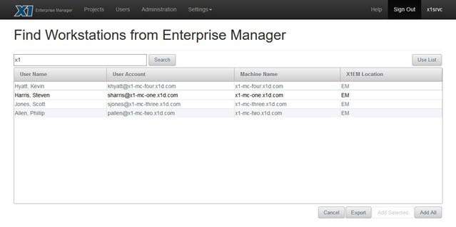 X1 Enterprise Platform – X1 Discovery
